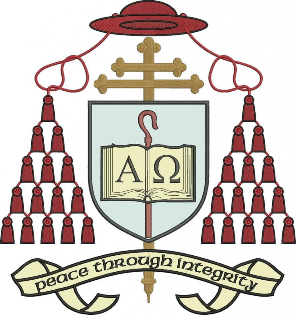 Cardinal John Crest no background | Archdiocese of Wellington