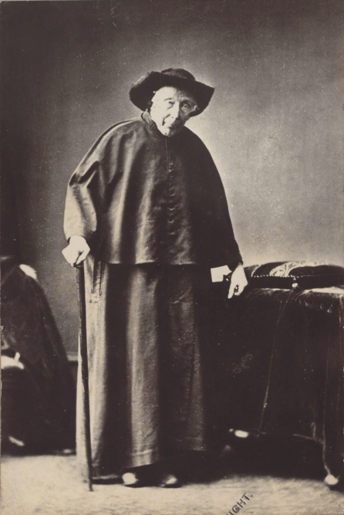 Fr O’Reily in his later years in a portrait taken at Wrigglesworth ...