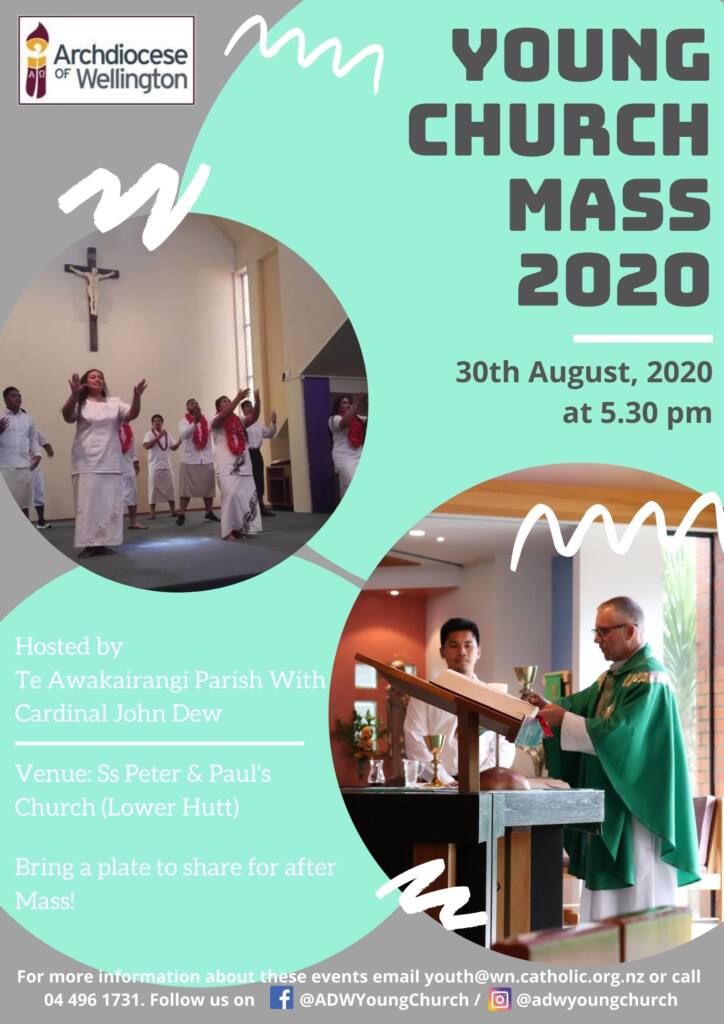 Young Church Mass poster_v1 | Archdiocese of Wellington