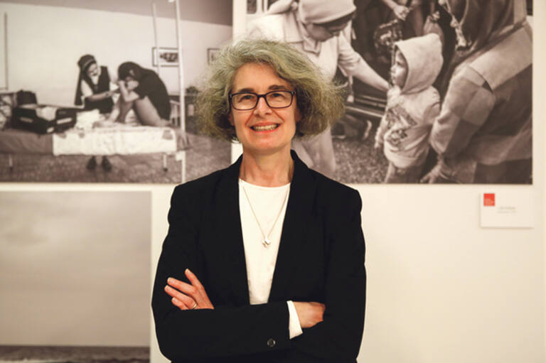 Sister Nathalie Becquart in Rome, February 2021. (AP PhotoAlessandra ...